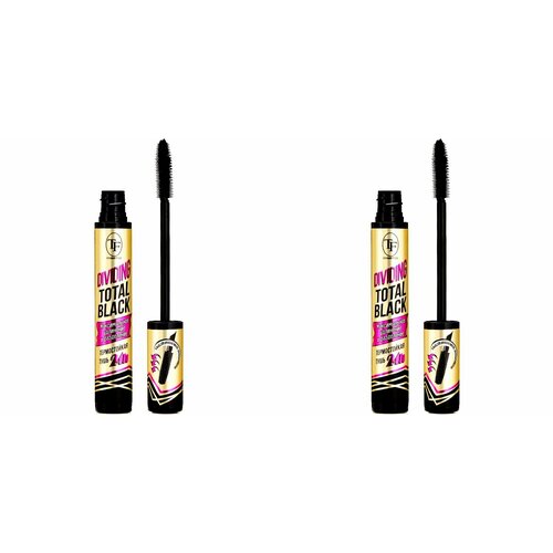 TF cosmetics Тушь Dividing Total Black СТМ30 черная 10 мл, 2 шт.