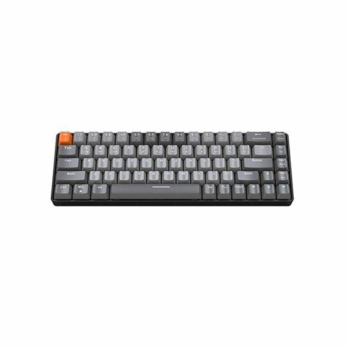 Клавиатура механическая беспроводная русская Wolf K68 Bluetooth Черная/Темно-серая/Оранжевая
