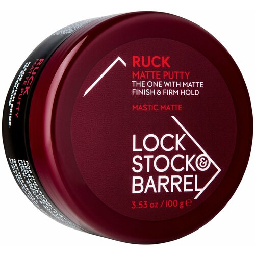 Lock Stock & Barrel Мастика Ruck Matte Putty, средняя фиксация, 100 мл, 100 г