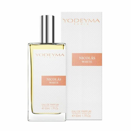 Парфюмерная вода женская YODEYMA "Nicolas White" 50ml (Белый мускус/Белый кедр/Белая роза)