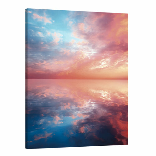 Интерьерная картина 50х70 "Отражение неба в море"
