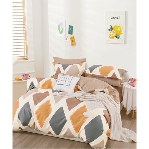 Хлопковый Дом - Комплект постельного белья из сатина 2-спальный