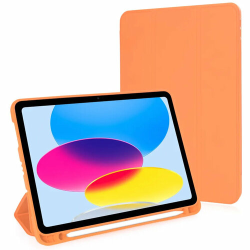 Чехол Guardi Milano Series для iPad 10.9" (2022) оранжевый (Orange)