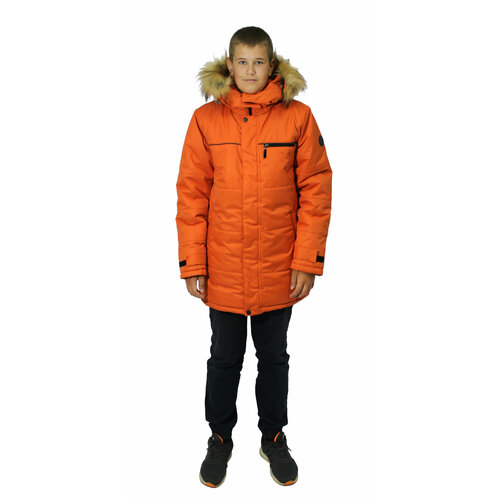 Куртка Эврика, размер 152-76-66, оранжевый