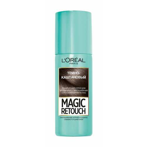 Тонирующий спрей для корней волос 2 - Темный каштан L'Oreal Magic Retouch