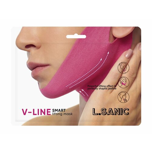 Маска-бандаж для коррекции овала лица L.Sanic V-Line Smart Lifting Mask