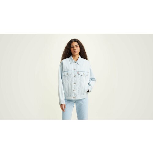 Джинсовая куртка  Levi's, размер L, голубой