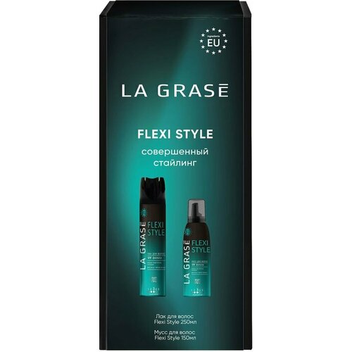 Подарочный набор La Grase Flexi Style Лак для волос 250мл + Мусс для волос 150мл
