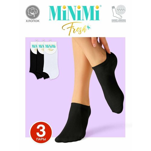 Носки MiNiMi, 3 пары, 3 уп., размер 35-38, мультиколор