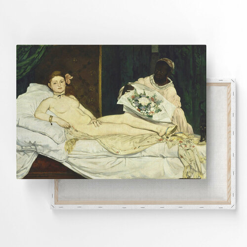 Картина на холсте, репродукция / Edouard Manet / Эдуард Мане - Олимпия / Размер 30 x 40 см