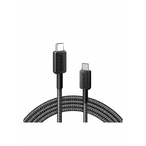 Кабель ANKER PowerLine 322 USB Type C - USB Type-C 0.9 м, черный