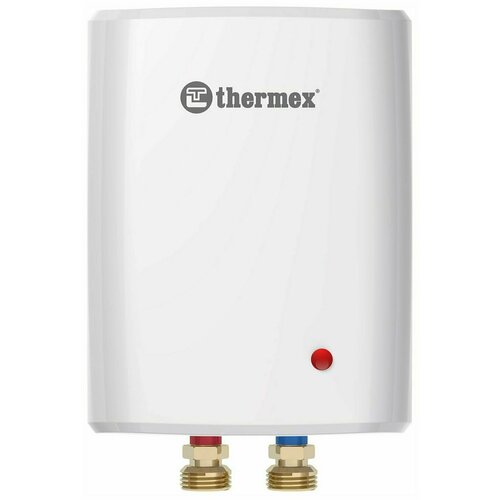 Проточный электрический водонагреватель Thermex Surf 6000, душ, белый