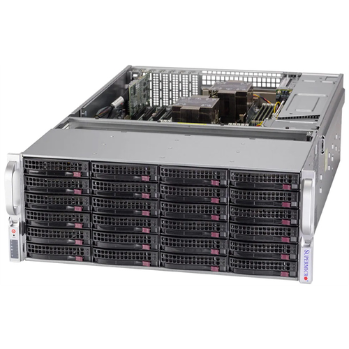 Supermicro SuperStorage 4U Server 640P-E1CR36L noCPU(2)3rd Gen Xeon Scalable/TDP 120-270W/no DIMM(16)/ 3808LHBA HDD(36)LFF+2SFF/ 2x10Gbe/ 4xLP/ 2x1600