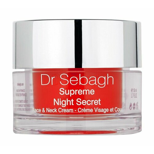 Восстанавливающий ночной крем для лица шеи и области декольте Dr Sebagh Supreme Night Secret