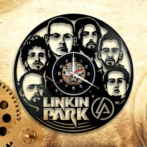 Часы из виниловой пластинки Linkin Park