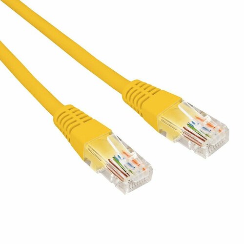 Патч-корд U/UTP, CAT 6, RJ45-RJ45, 26AWG, LSZH, желтый, 3м REXANT, цена за 1 шт