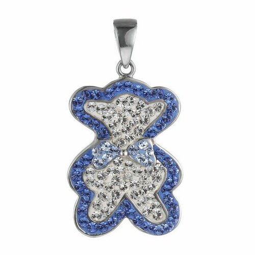 Подвеска ELEMENT47, серебро, 925 проба, фианит