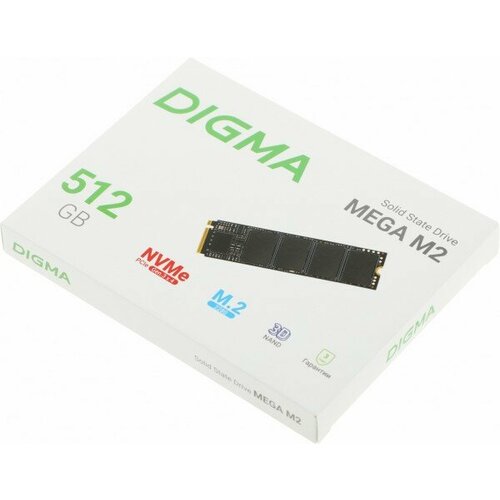SSD диск DIGMA PCI-E 3.0 x4 512 ГБ DGSM3512GM23T M.2 2280 DGSM3512GM23T
