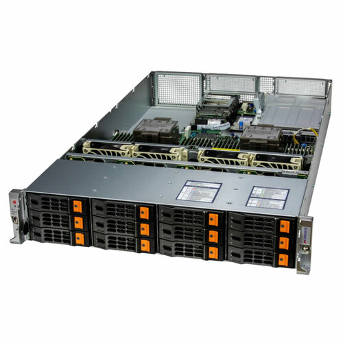 SuperMicro Платформа VFG-SYS-621H-TN12R-87 8SATA+4NVMe/8xGen5x8 PCIe slots VFG-SYS-621H-TN12R-87