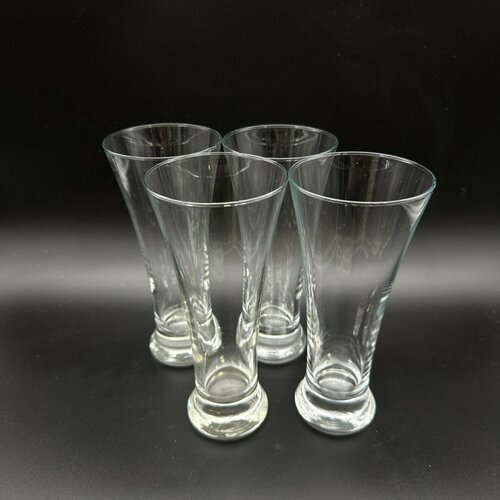 Набор из 4-х стаканов вытянутой формы, стекло, 2000-2010 гг.
