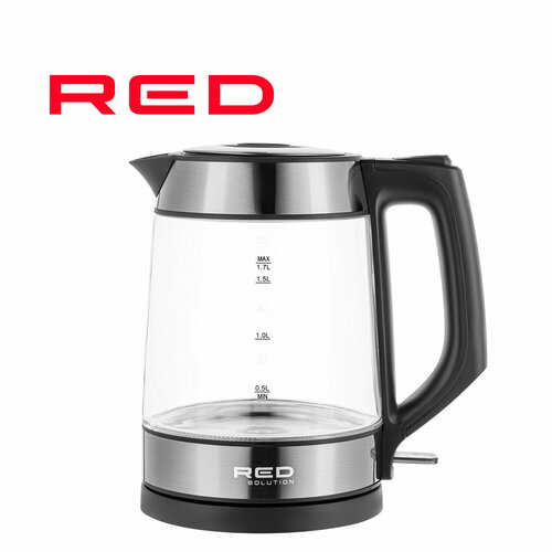 Чайник электрический Red Solution RK-G194 черный, стекло