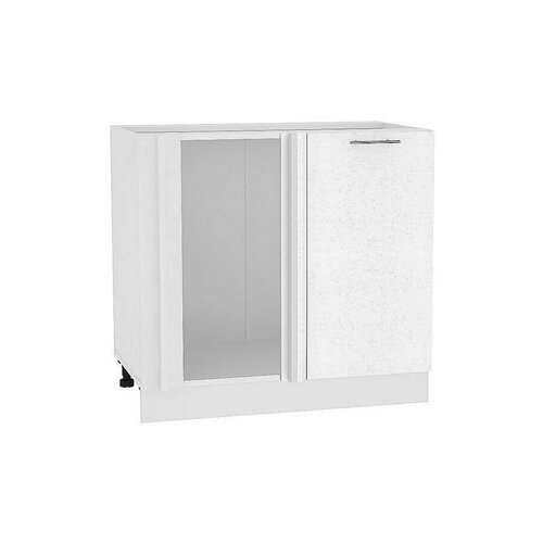 Напольный модуль для кухни Шкаф нижний угловой Валерия-М 816*890*478 Белый глянец / Белый
