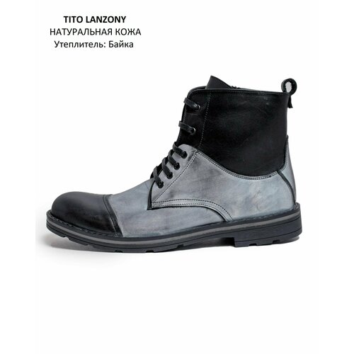 Ботинки Tito Lanzony, размер 44, черный, серый