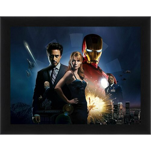 Плакат, постер на бумаге Железный человек. Iron Man. Размер 30 х 42 см