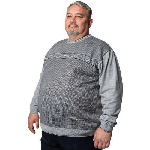 Пуловер Turhan, размер 4 XL, серый