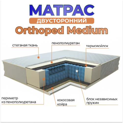 Матрас ортопедический Home Market Matress Orthoped medium 80x200