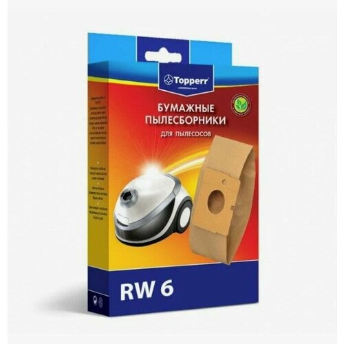 Бумажные пылесборники пылесоса ROWENTA RW 6, Topperr 1025