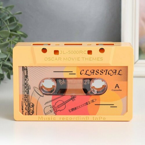 Сувенир музыкальный механический "Аудиокассета. Классика" 17х11х5 см (комплект из 2 шт)