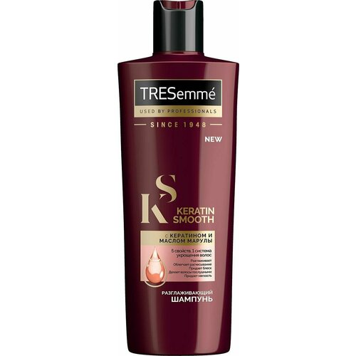 Шампунь для волос TRESemme Keratin Smooth Разглаживающий 400мл 3 шт
