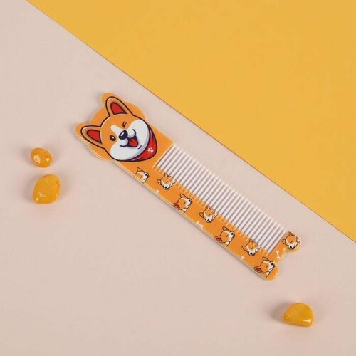 Расчёска фигурная «Корги», 14,7 × 3,8 см (комплект из 24 шт)