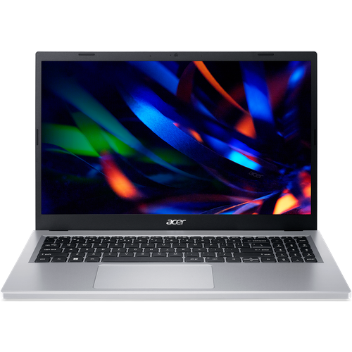 Ноутбук Acer Extensa 15 EX215-33-P56M 15.6" FHD IPS/Intel N200/8GB/256GB SSD/UHD Graphics/NoOS/RUSKB/серебристый (NX. EH6CD.008)
