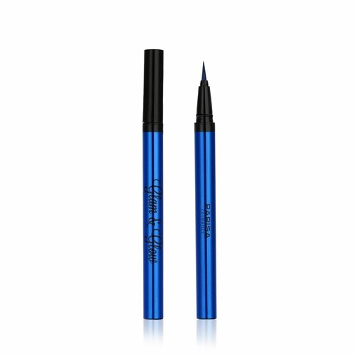 Подводка-лайнер для век Parisa Cosmetics Glam&Glow, тон 05 лазурь, 1 мл
