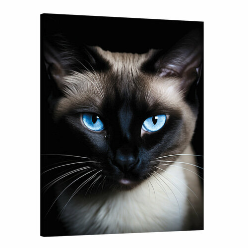 Интерьерная картина 50х70 "Кот и его магнетизм"