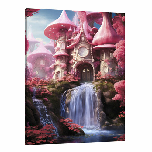 Интерьерная картина 50х70 "Розовая сказка"