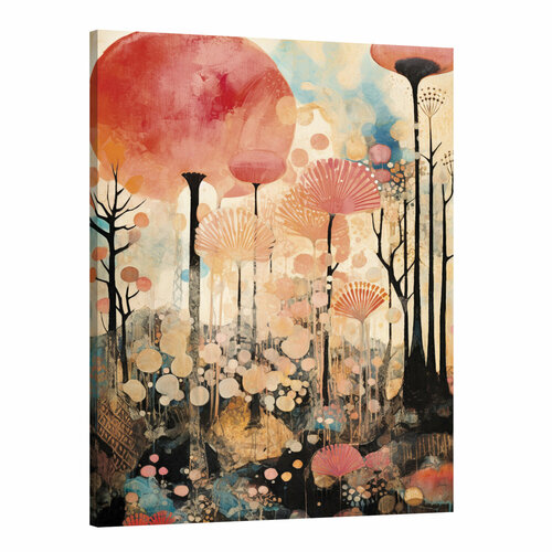 Интерьерная картина 50х70 "Лесные сны"