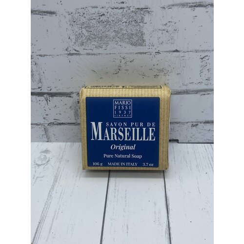 Mario Fissi 1937 Pure Natural Marseille Soap Original Марсельское мыло натуральное с оливковым маслом Оригинальный рецепт 106 гр