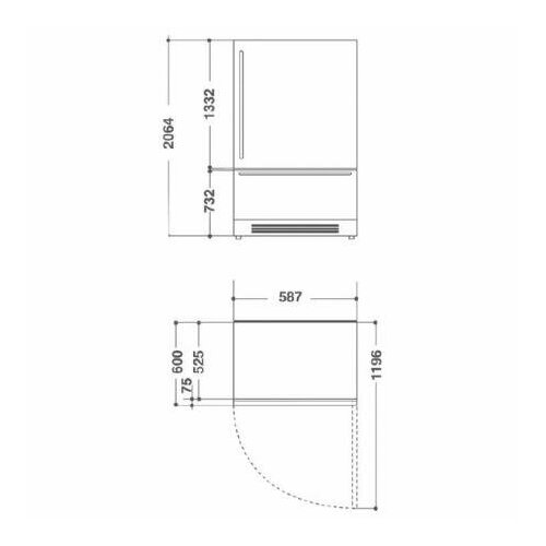 Холодильник KitchenAid KCZWX 20600L