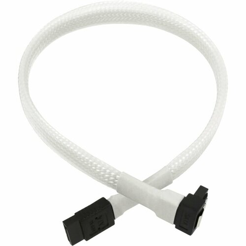 Кабель SATA Nanoxia 45sm, White (NXS6G4W)