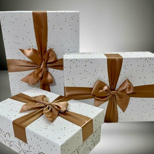Набор подарочных коробок 3 в 1 для упаковки подарка для праздника