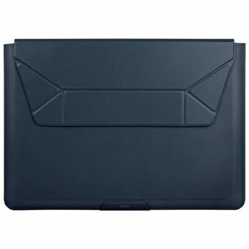 Чехол Uniq Oslo для MacBook Pro 14 (M1/M2, 2021-2023) тёмно-синий (Abyss Blue)