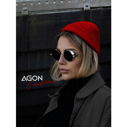 Шапка докер Agon Company Agon Cousteau, размер 52-58, красный