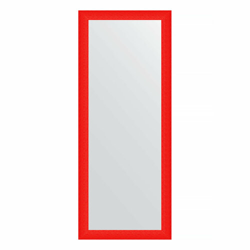 Зеркало напольное EVOFORM в багетной раме красная волна, 82х201 см, для гостиной, прихожей, кабинета, спальни и ванной комнаты, BY 6037