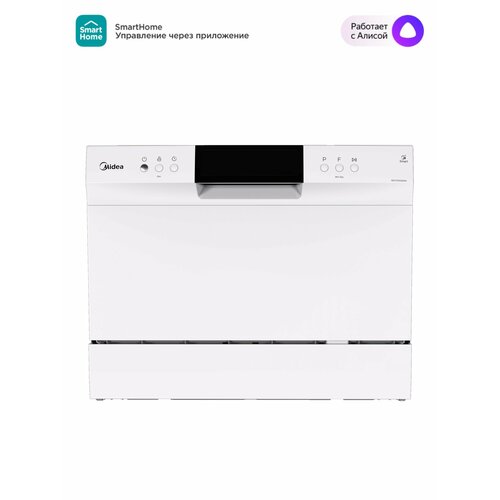 Компактная посудомоечная машина Midea MCFD55500Wi, белый
