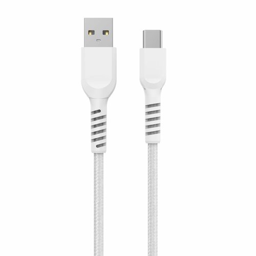 USB-кабель Lyambda, Type-C(m)/Type-A(m), 3A, 2,5м, белый, [LCA25-WH]