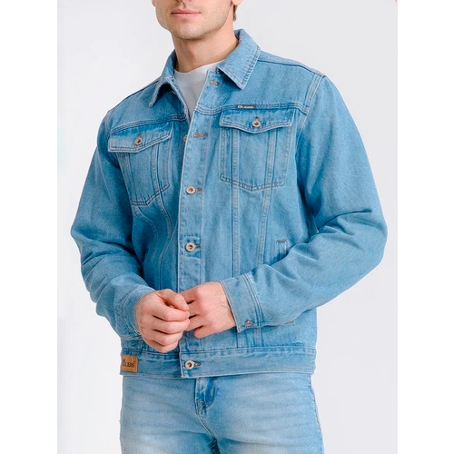 Джинсовая куртка Mk Jeans, размер 50, голубой