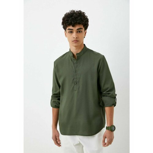 Рубашка CLEO, размер 54, хаки, зеленый